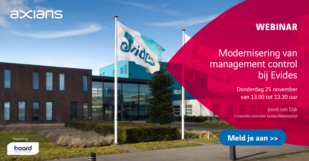 Webinar: Modernisering van management control bij Evides