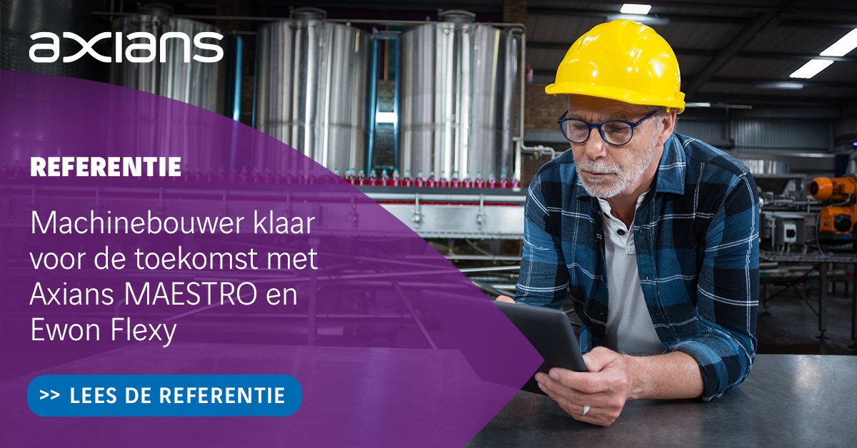 Industry 4.0 in de praktijk: referentie van een machinebouwer